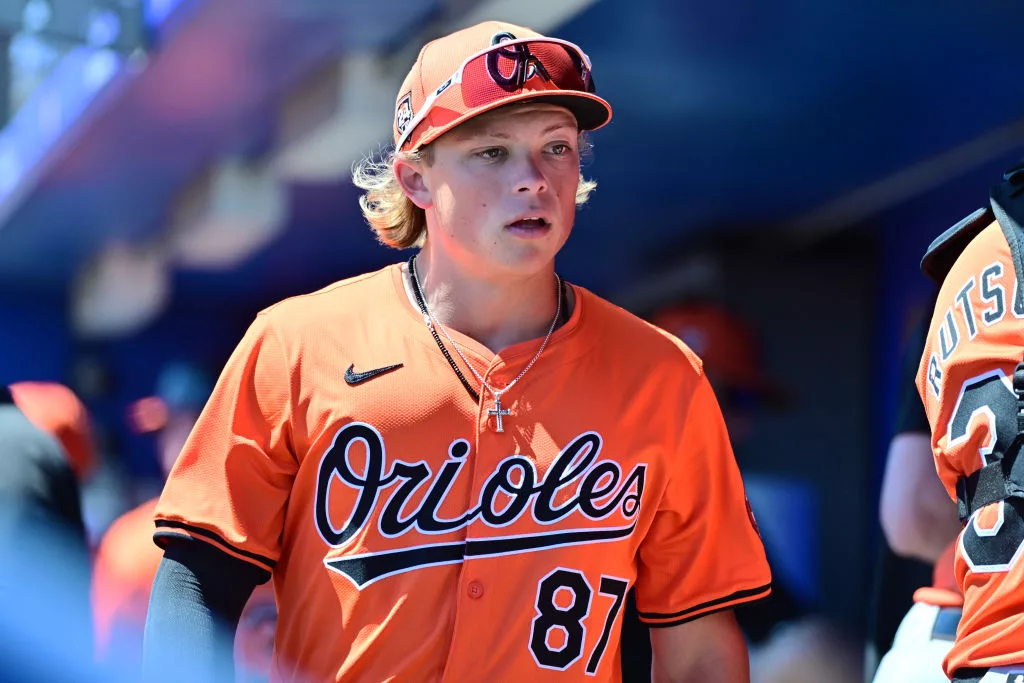 Orioles reassign prized prospect Jackson Holliday to minor league camp ...