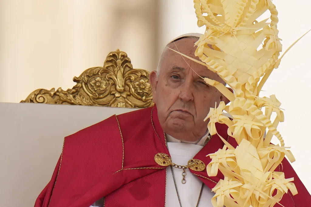 Pope Francis skips Palm Sunday homily at start of busy Holy Week that ...