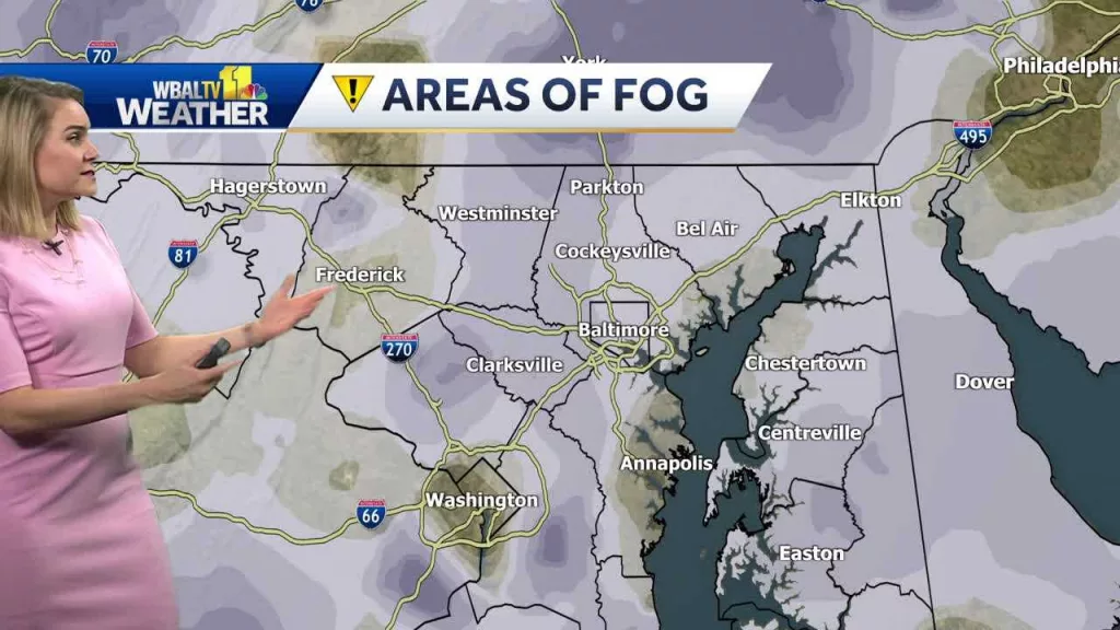 Weather: Mostly cloudy for Tuesday with temps in 70's | WBAL Baltimore News