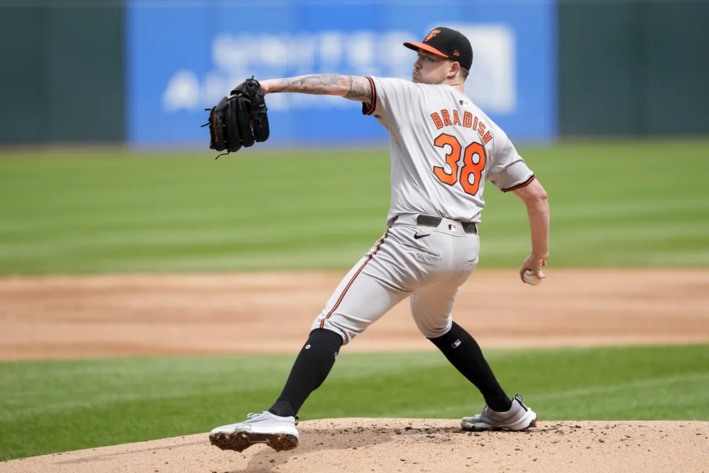 Bradish pitches 7 no-hit innings for Orioles before Mendick homers for ...