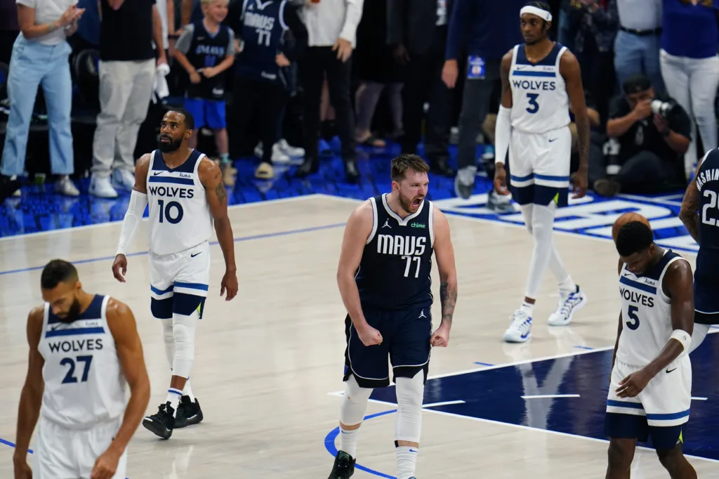 Closers Luka Doncic and Kyrie Irving have Mavs on verge of sweeping ...
