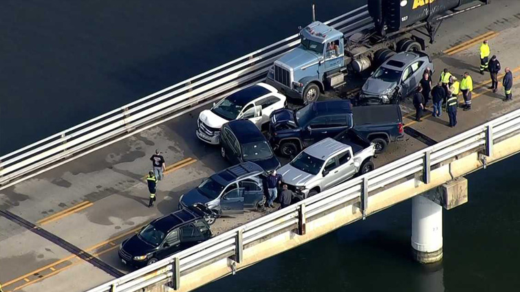 Queen Anne's County woman charged in chain-reaction crash on Bay Bridge | WBAL Baltimore News