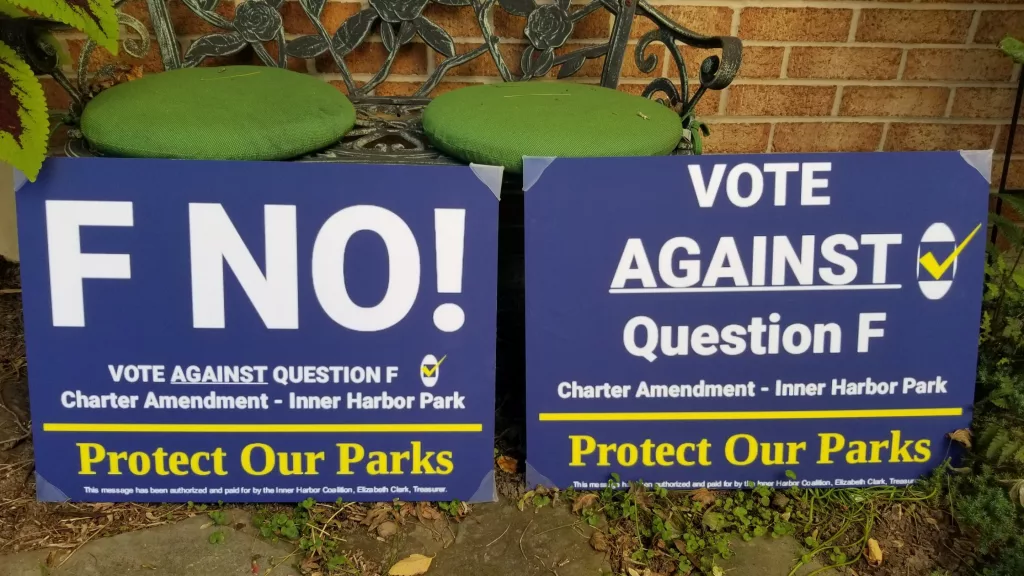 Opponents of Inner Harbor development ballot question go grassroots ...