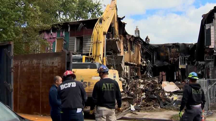 'I'm just grateful I'm alive': Vigil held after fire damages Hampden ...