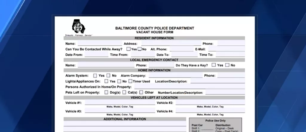 Baltimore County police urge residents traveling for holidays to file ...