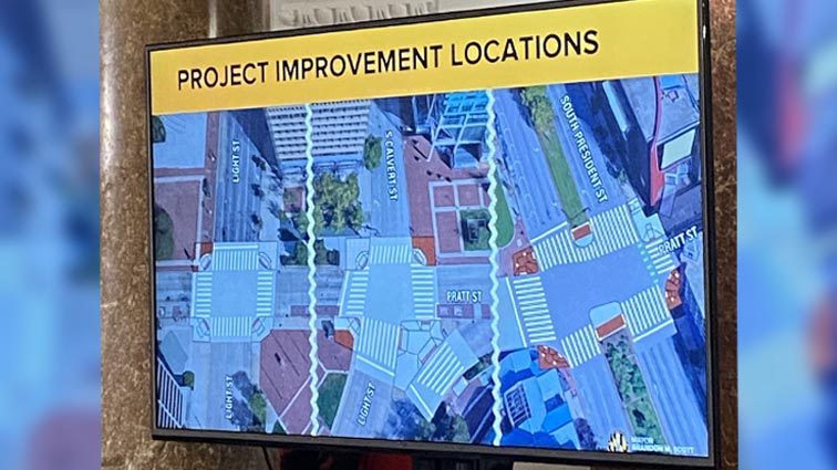 Improvements coming to Pratt Street intersections; months of ...