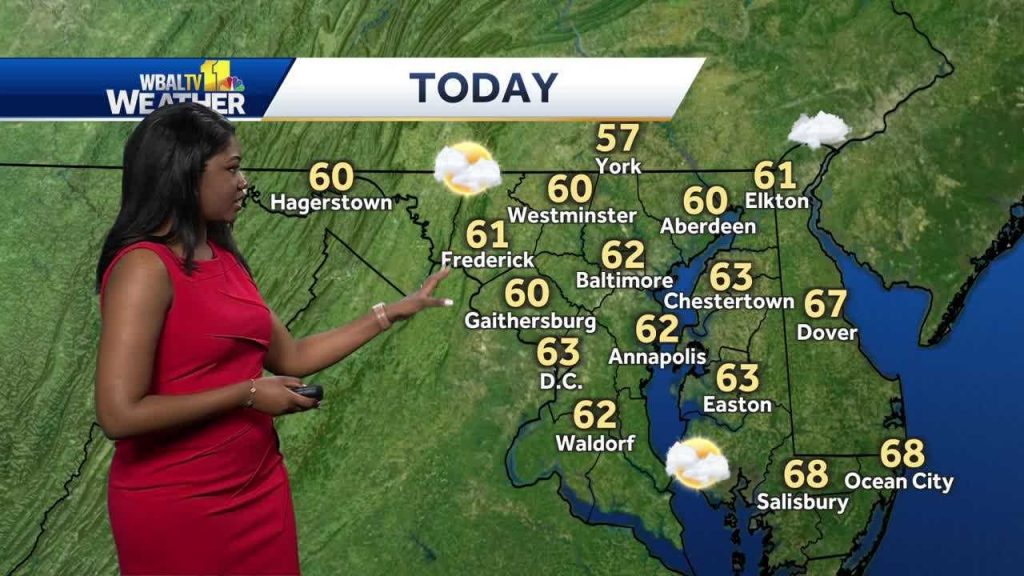Weather: Cooler temps with decreasing humidity before nice weekend ...