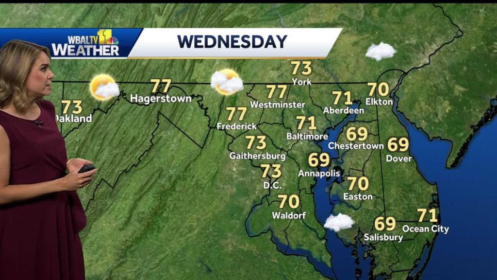 Maryland weather forecast: 1 more day of cool weather before temps rise ...