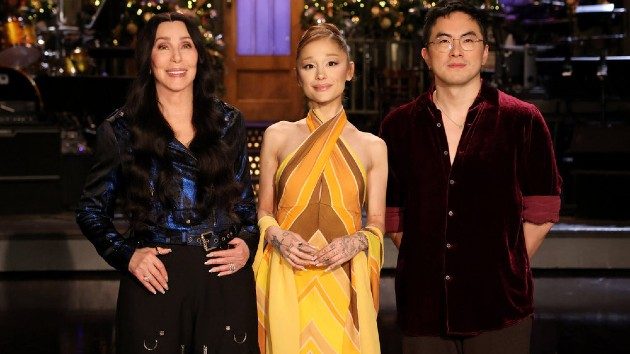 On 'SNL,' Ariana Grande and Cher help Bowen Yang say goodbye | WBAL ...