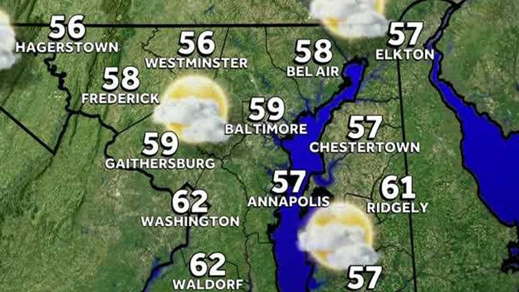 Weather: Temps climb to near 60 degrees across Baltimore region | WBAL ...