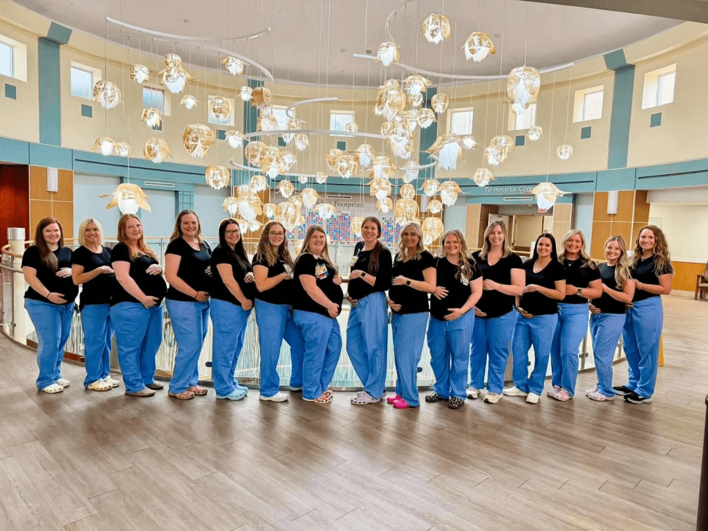 Baby boom! 17 nurses in Ohio hospital's labor unit are expecting | WBAL ...