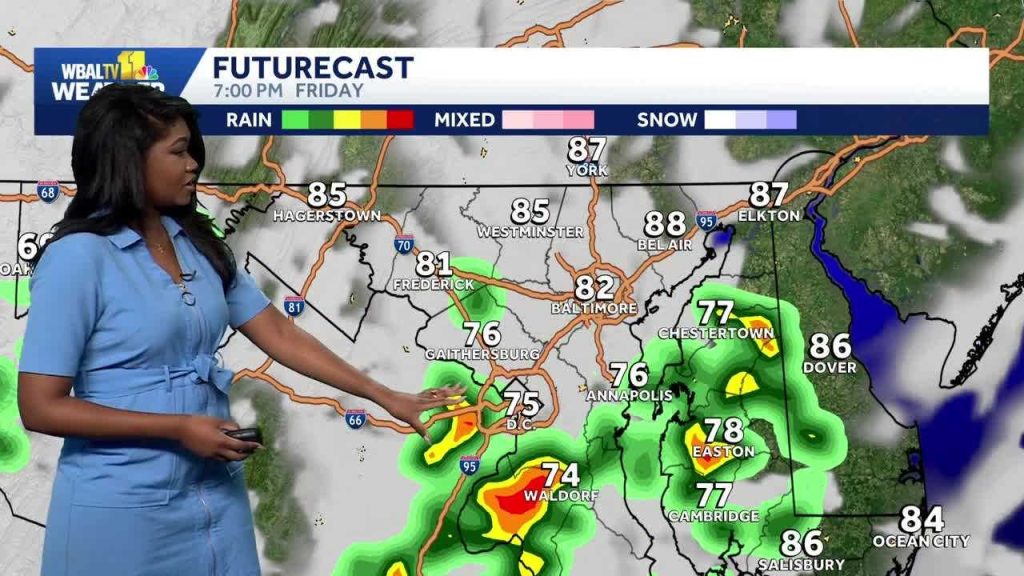 Weather: Scattered storms could bring damaging winds, hail to Baltimore ...