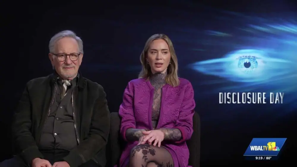 DC Film Girl interviews Spielberg, Blunt on Disclosure Day | WBAL ...
