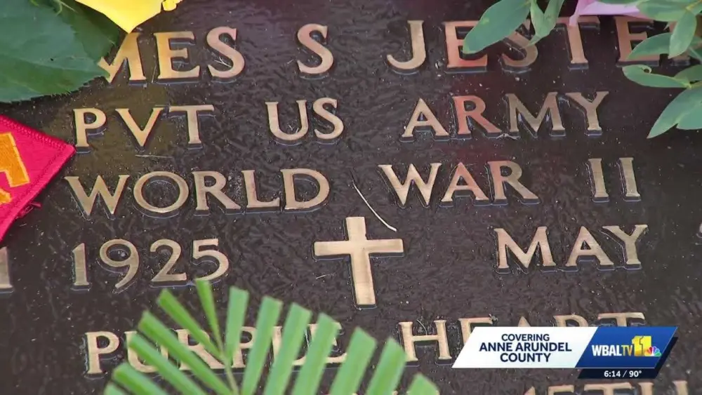 Ceremony honors Maryland WWII soldier with new headstone | WBAL ...