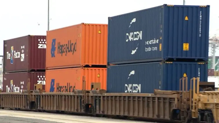 Maryland freight rail project opens new path for double-stack trains ...