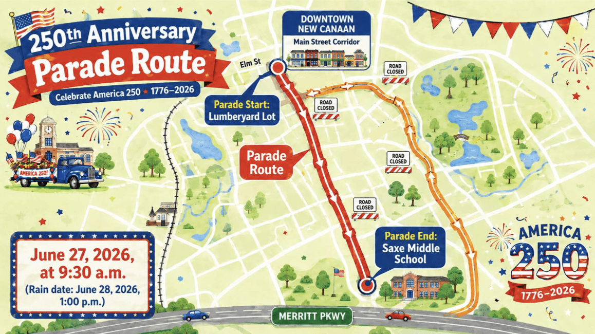 America 250 Parade June 27 - New Canaan Sentinel