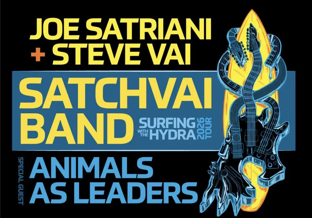 SatchVai Band: Surfing With The Hydra 2026 Tour – 105.7 KOZZ