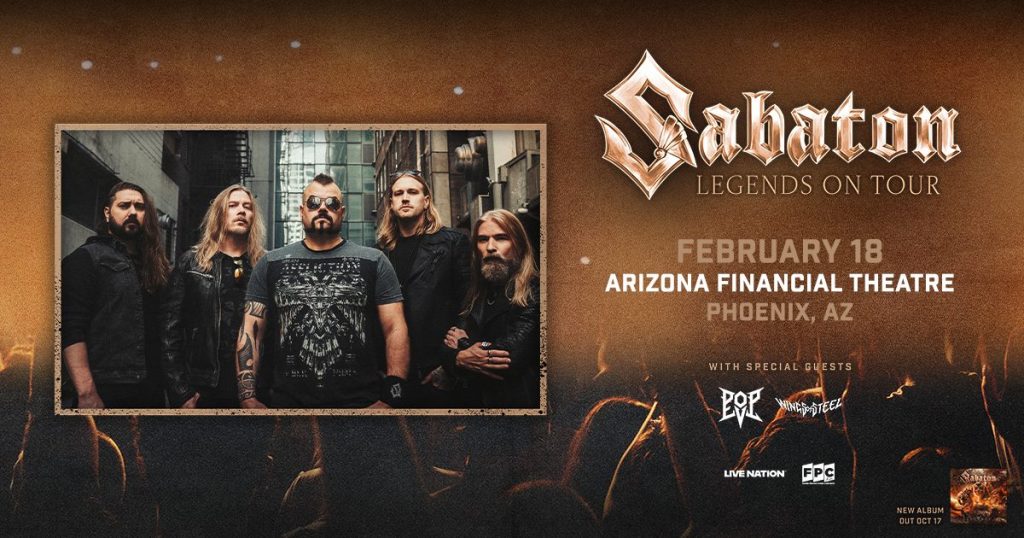 Sabaton – Legends on Tour – ROCK 102.1 KFMA