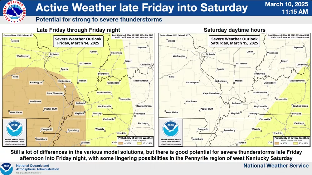 Has Spring Arrived? 70s This Week Ahead of Friday Thunderstorms | WEKT ...