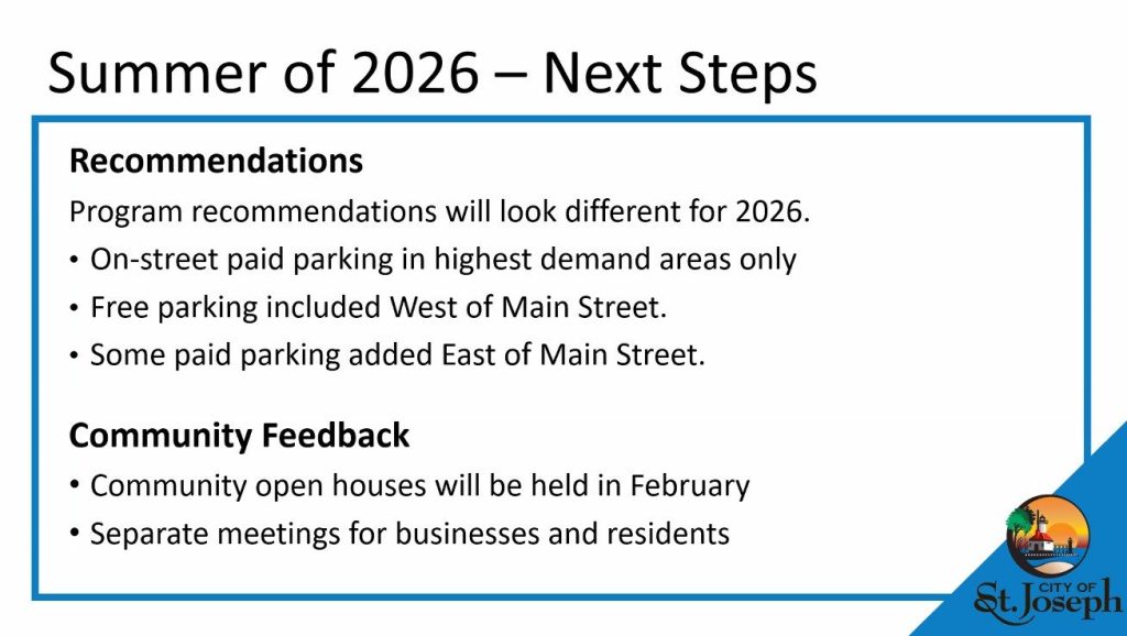 City of St. Joseph to hold community open houses on paid parking as ...