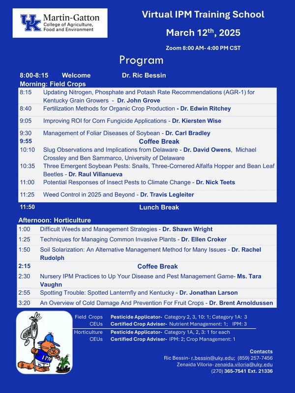 Virtual IPM Training School – WPKY