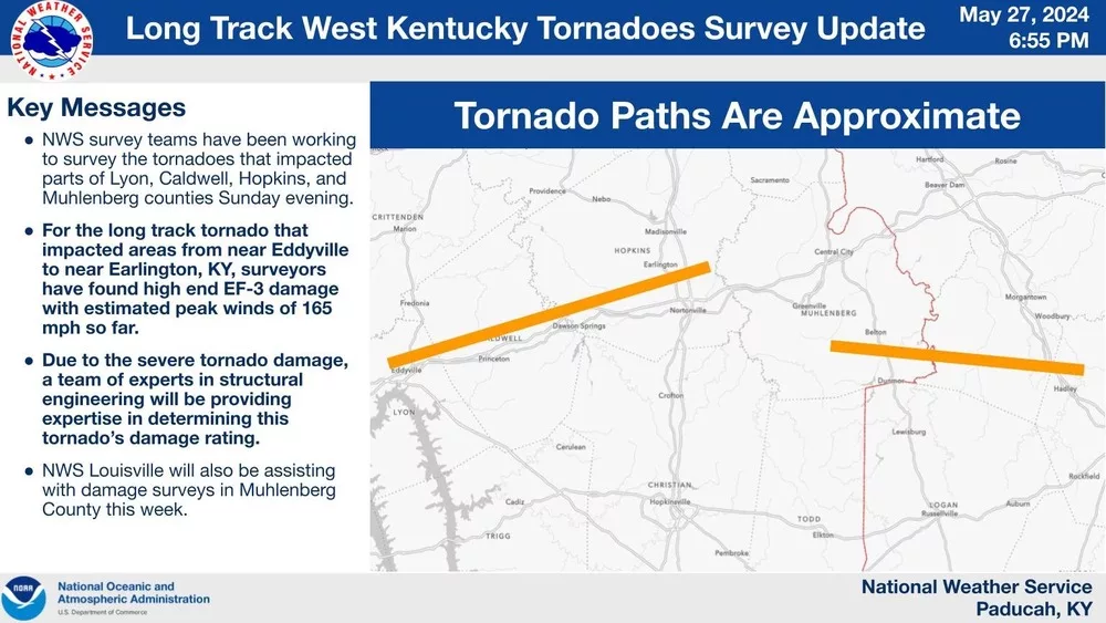 NWS Storm Assessment Team Releases Preliminary Data On Multi-County ...