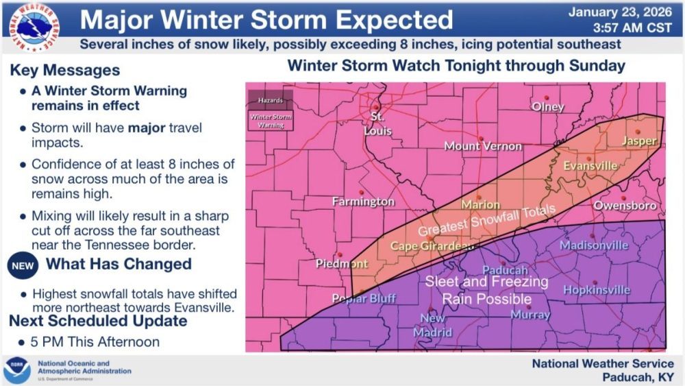 National Weather Service Predicting At Least Eight Inches Of Snow | WHVO