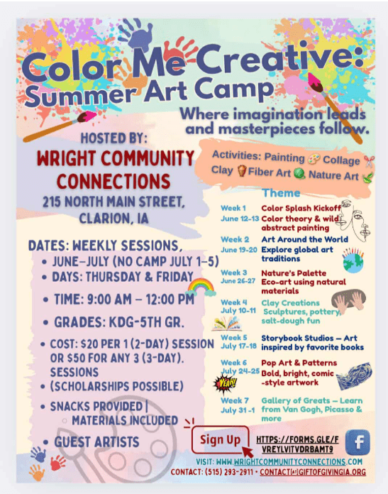 Color Me Creative: Summer Art Camp – RadioOnTheGo.com