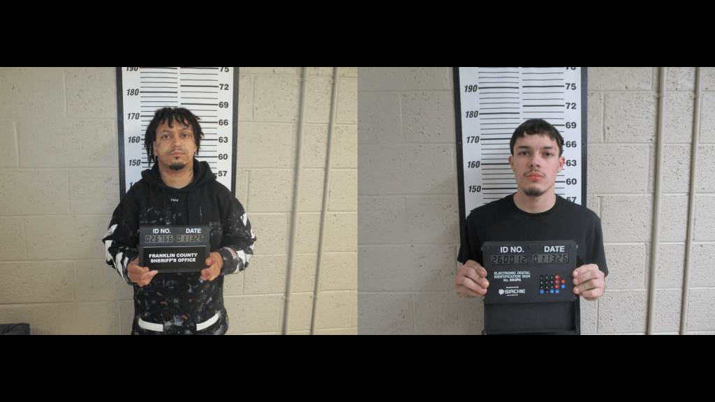 Two arrested after Highway 65 traffic stop in Franklin County Tuesday ...
