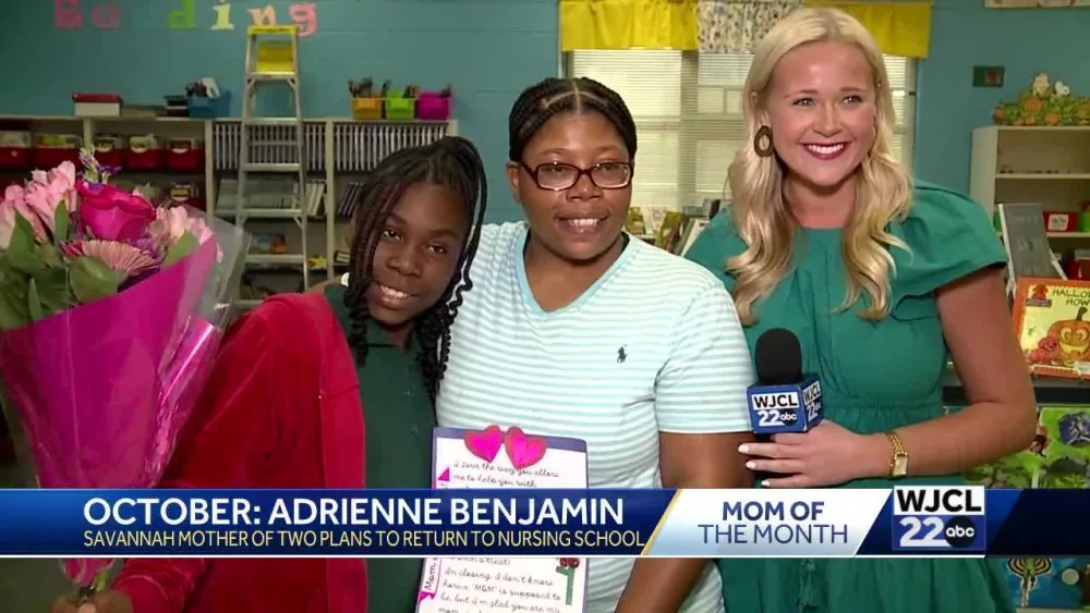 Meet WJCl 22 News' October Mom of the Month, Adrienne Benjamin | Rock ...