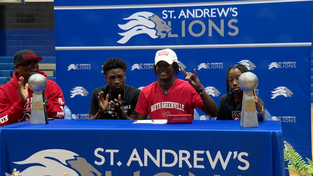 St. Andrew's Star Zayden Edwards Signs With North Greenville | Rock 106 ...
