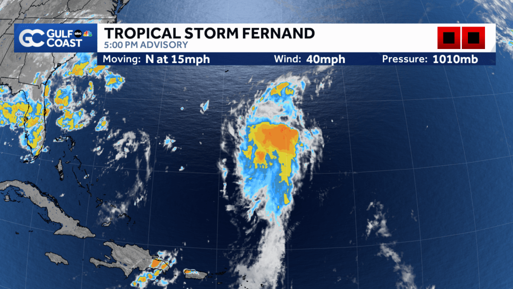 Tropical Storm Fernand has formed in the Atlantic | Rock 106.1 ...