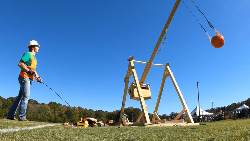 Pumpkin Chunkin': Georgia college students launch pumpkins hundreds of ...
