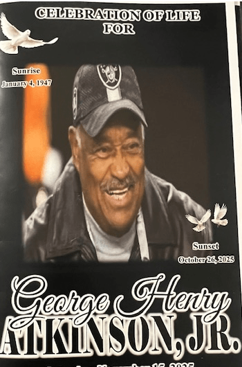 George Atkinson, Jr. played 11 seasons in NFL, most of them with ...