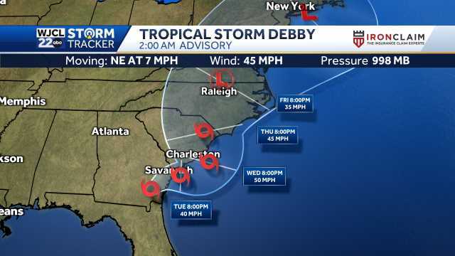 Tracking Tropical Storm Debby: Spaghetti models, timing and more | Bob ...