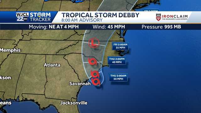 Tracking Tropical Storm Debby: Spaghetti models, timing and more | Bob ...