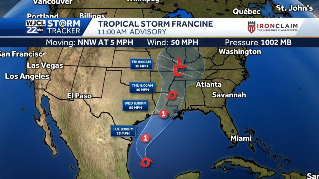 Tracking Tropical Storm Francine: Spaghetti models, timing and more ...