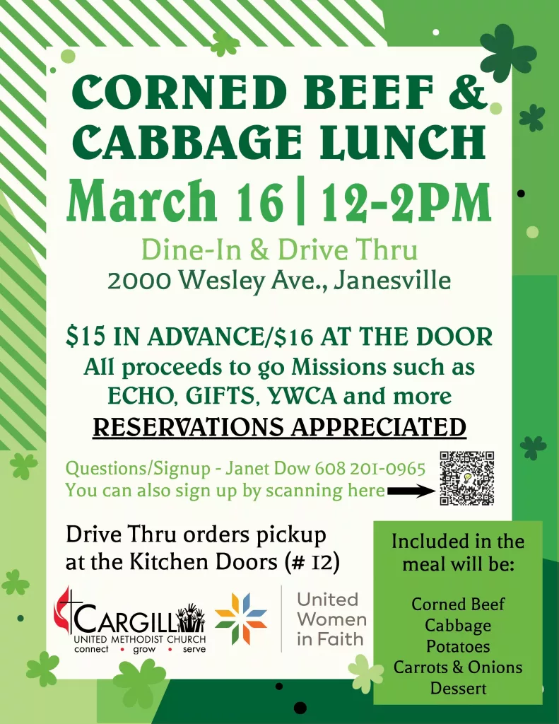 Corned Beef and Cabbage Lunch – WCLO