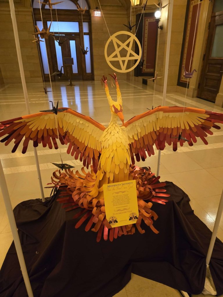 Satanist holiday display shown at the Minnesota Capitol | WDAY Radio ...