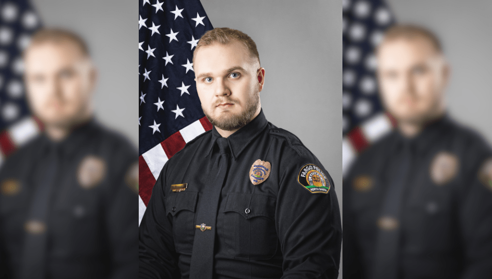 Officer Tyler Hawes returns to work | WDAY Radio - AM 970 and FM 93.1