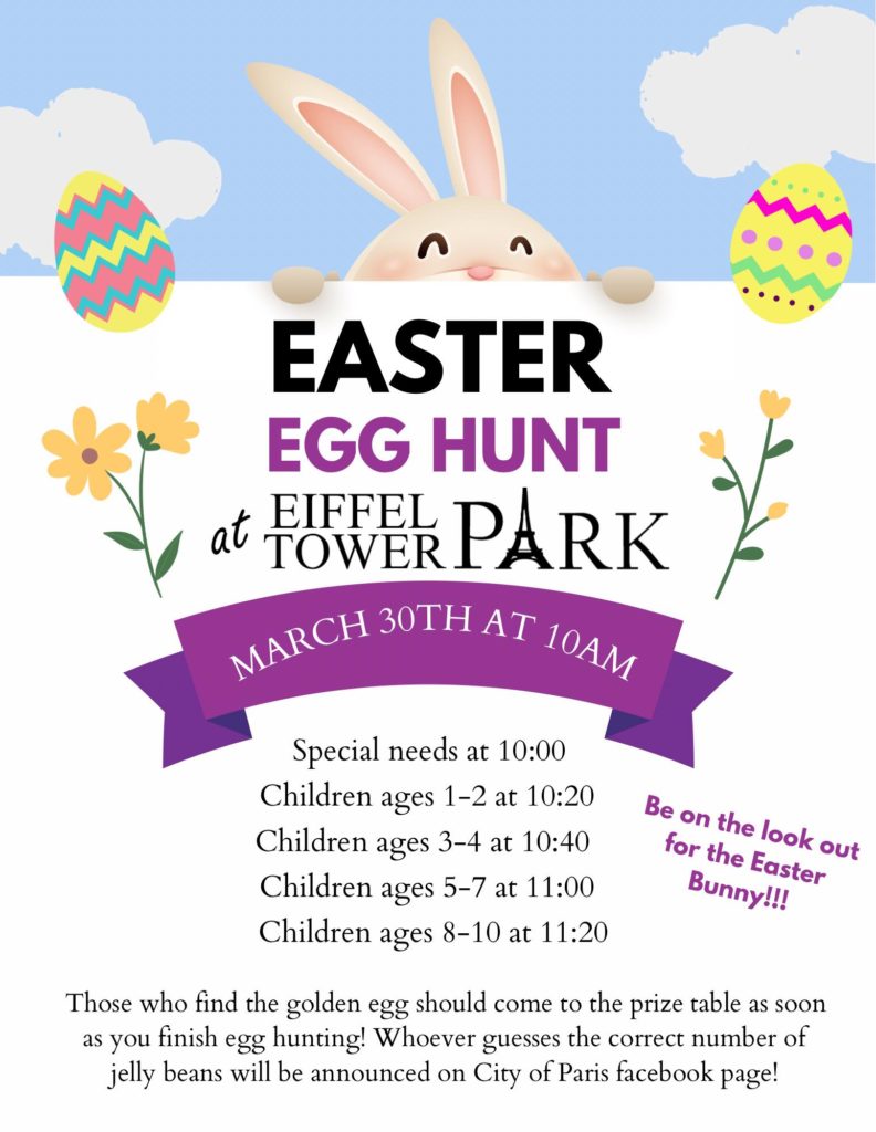 Eiffel Tower Park Easter Egg Hunt | Henry County Now