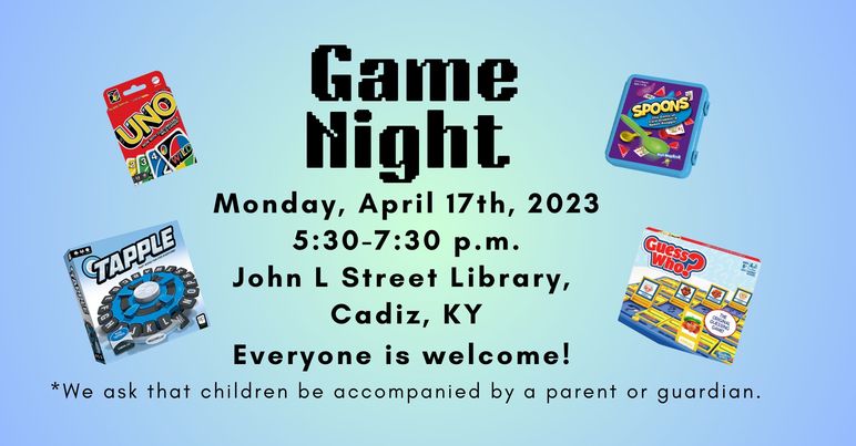 Game Night at the JLS Library – WKDZ