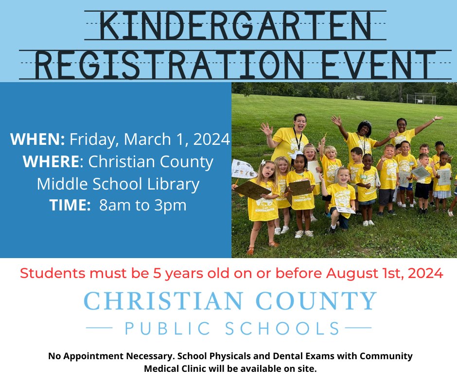 CCPS-Kindergarten Registration Event – WKDZ