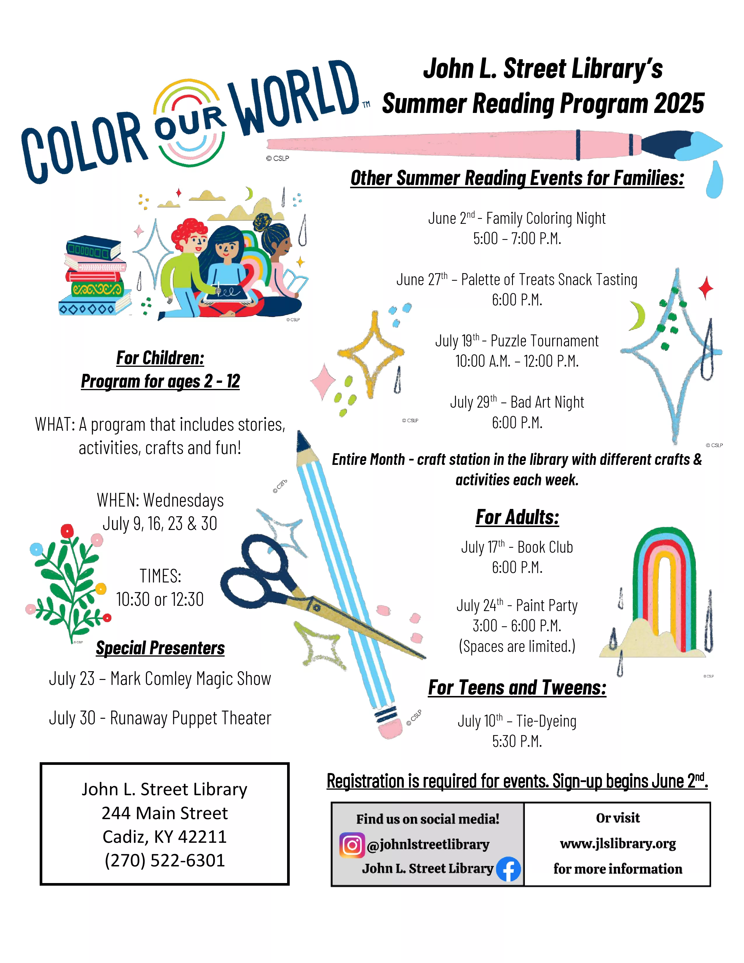 JLS- Summer Reading Activities – WKDZ