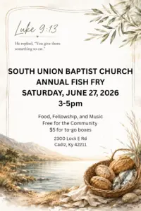 South Union Baptist Church – Annual Fish Fry – WKDZ