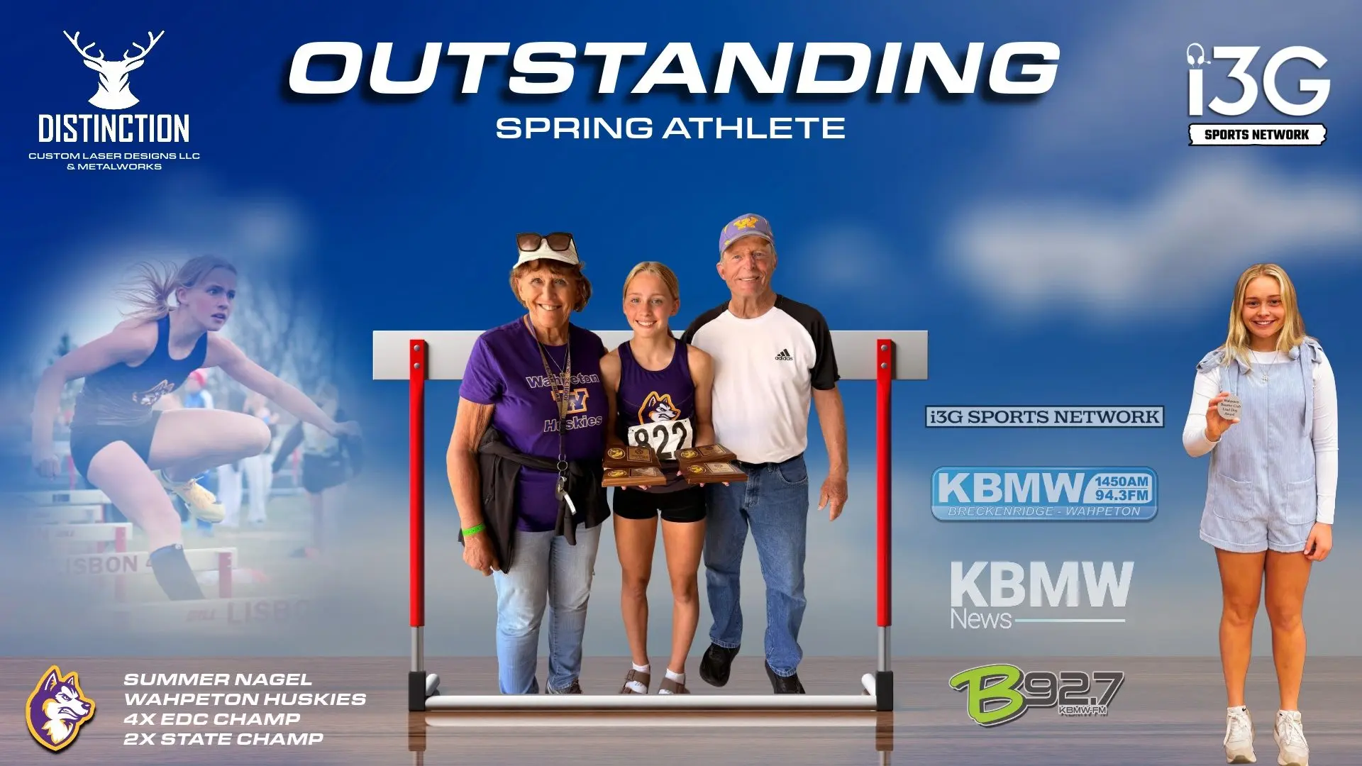 Nagel named 2026 KBMW Outstanding Spring Athlete | KBMW News