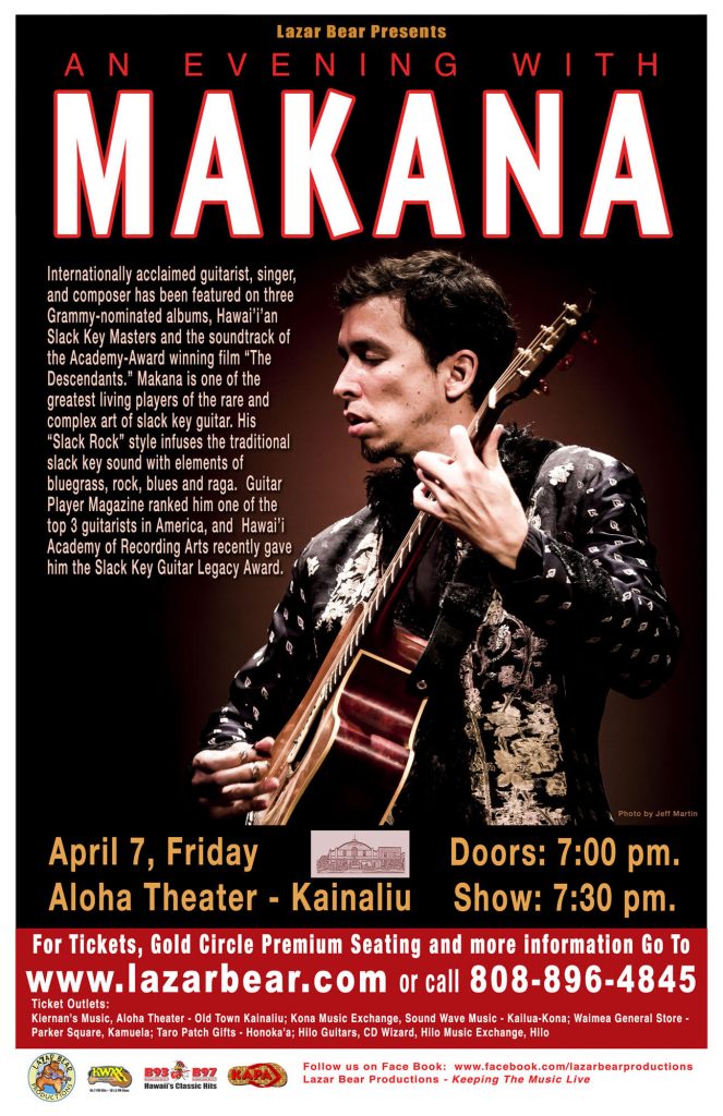 An Evening With Makana | KNWB