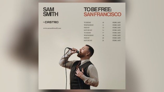 Sam Smith bringing 'To Be' Free residency to San Francisco | HOT 101.7