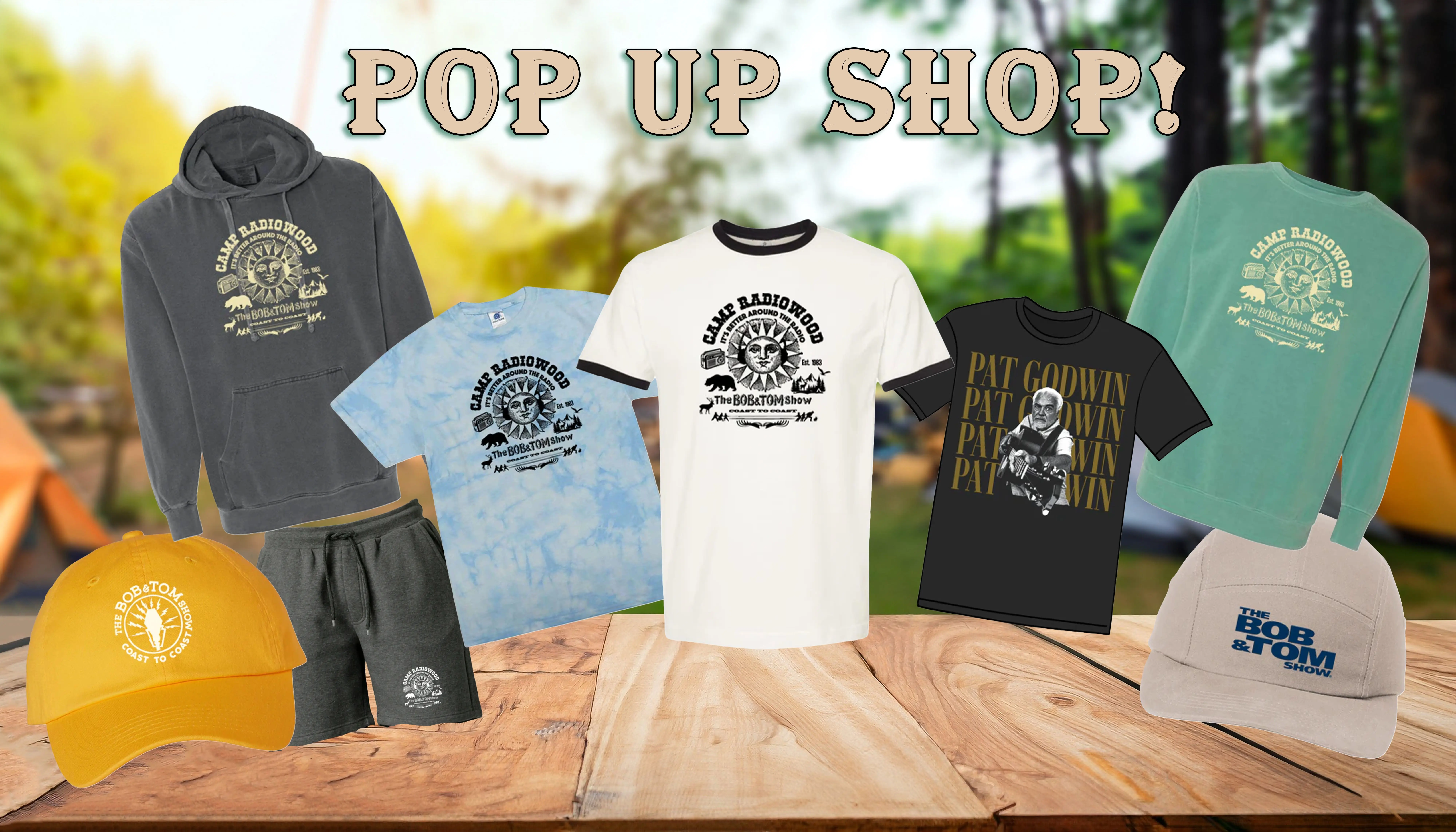 Pop Up SHOP! | The BOB & TOM Show
