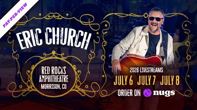 Enjoy Eric Church's July Red Rocks shows from the comfort of home | My ...